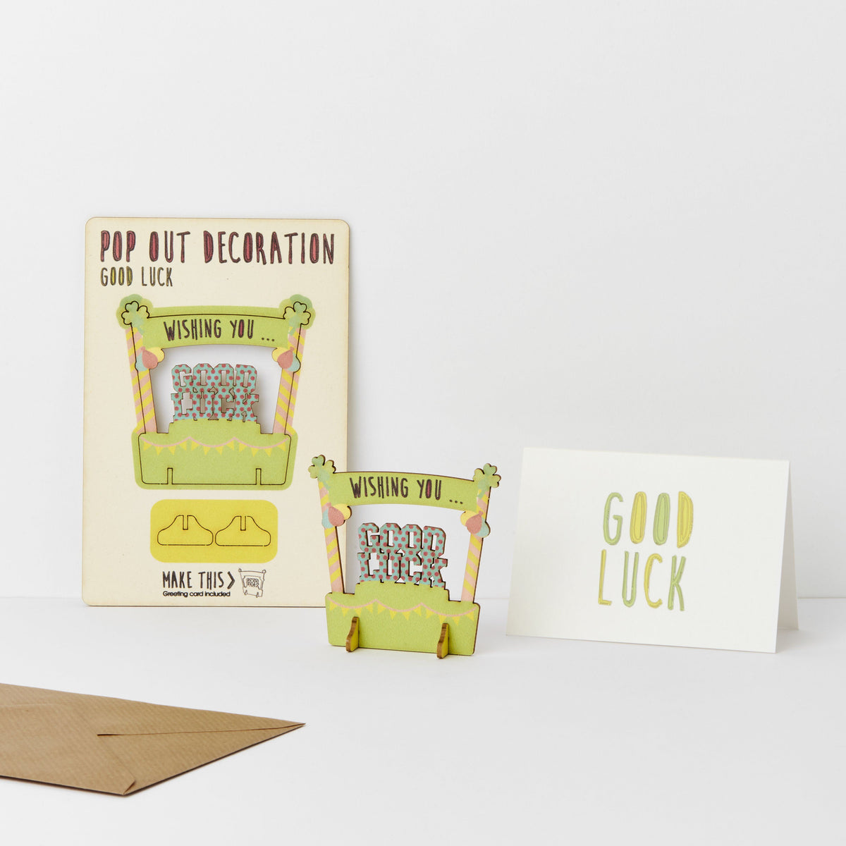 Good Luck Card | Greeting Card | The Pop Out Card Company | The Pop Out ...