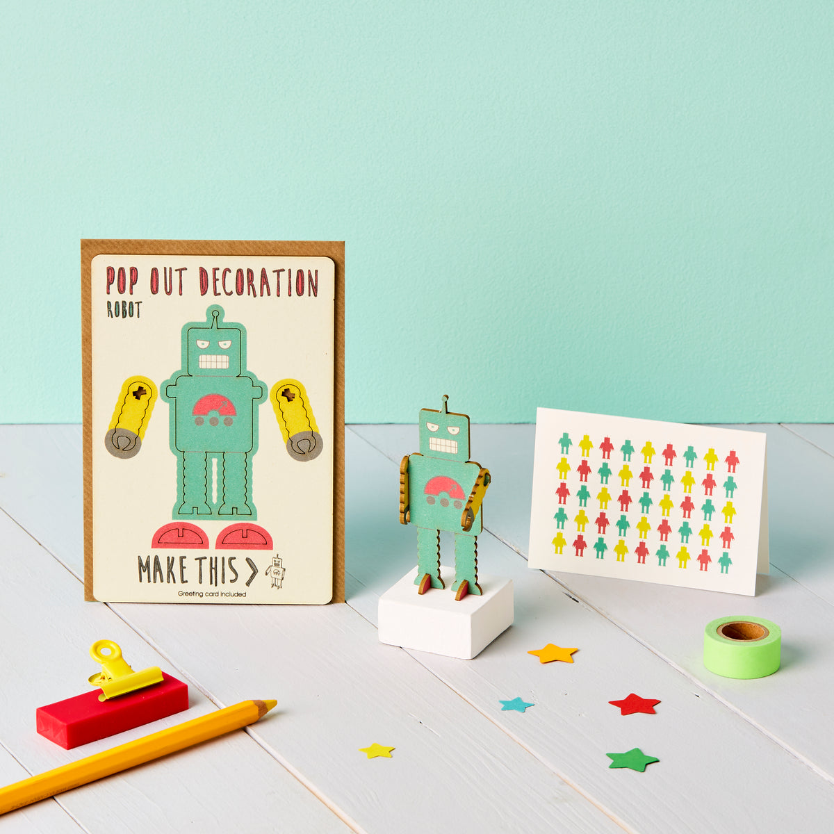Robot Card | Greeting Card | The Pop Out Card Company | The Pop Out ...