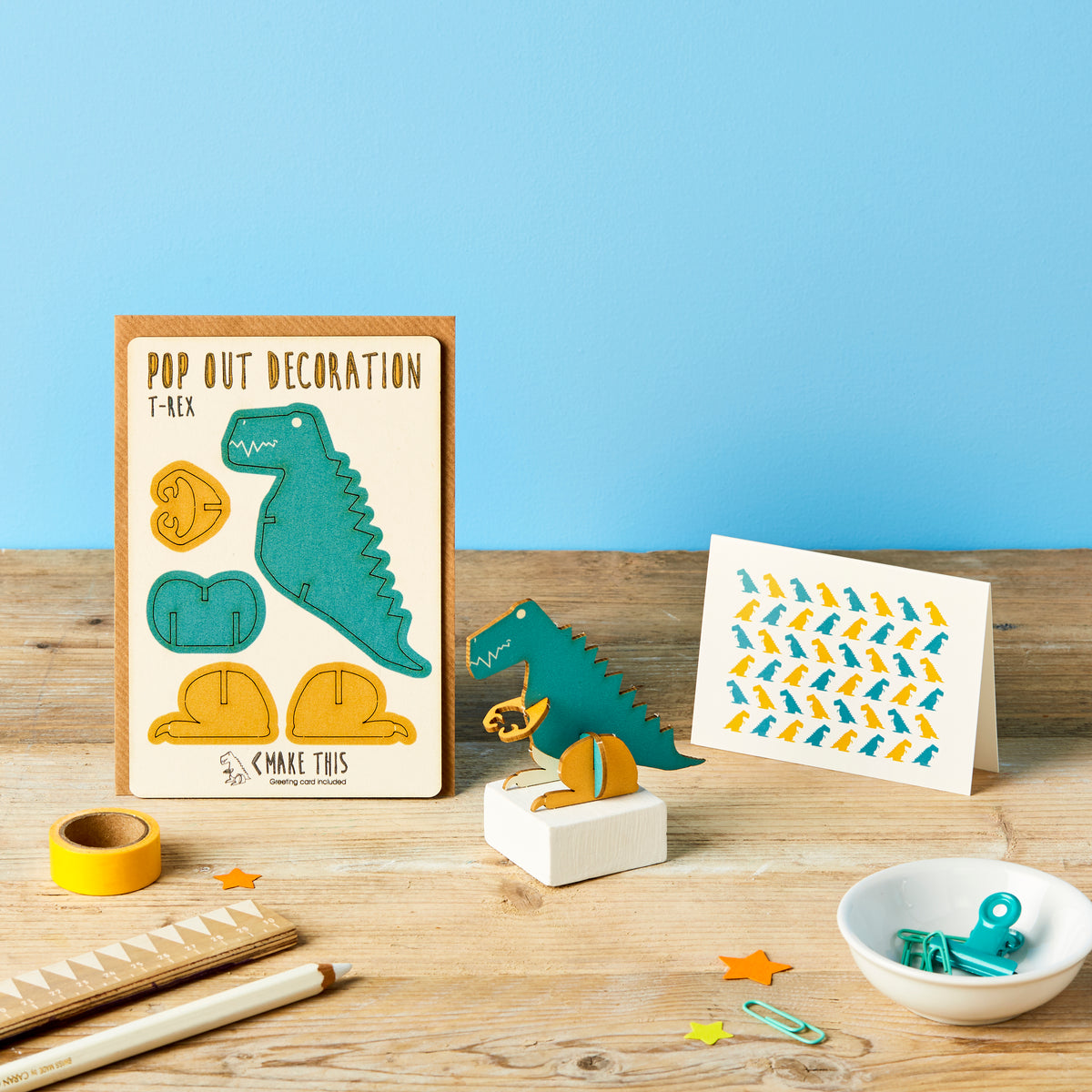 T-Rex Card | Greeting Card | The Pop Out Card Company | The Pop Out ...