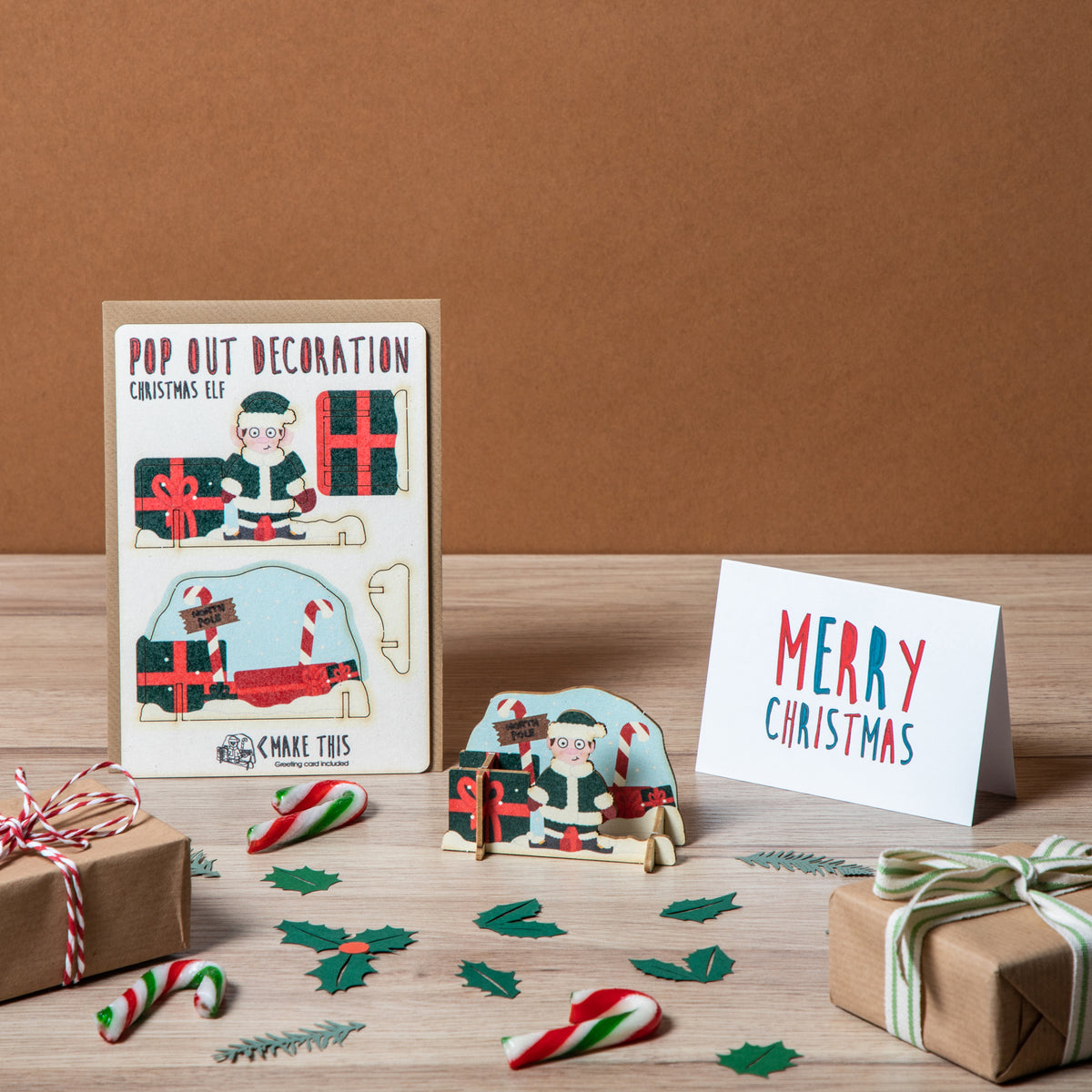 Pop Out Elf Christmas Card | Christmas Card | The Pop Out Card Company ...